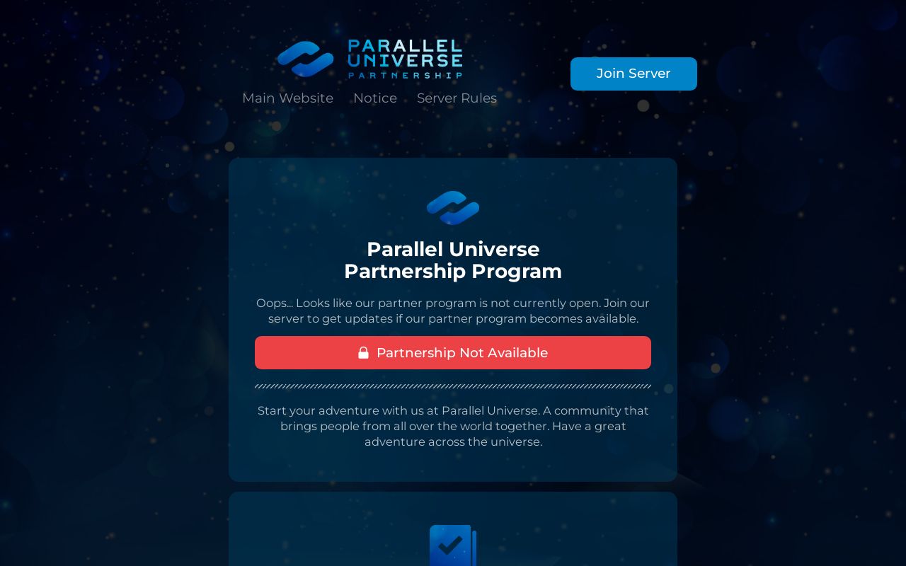 Parallel Universe Partnership
